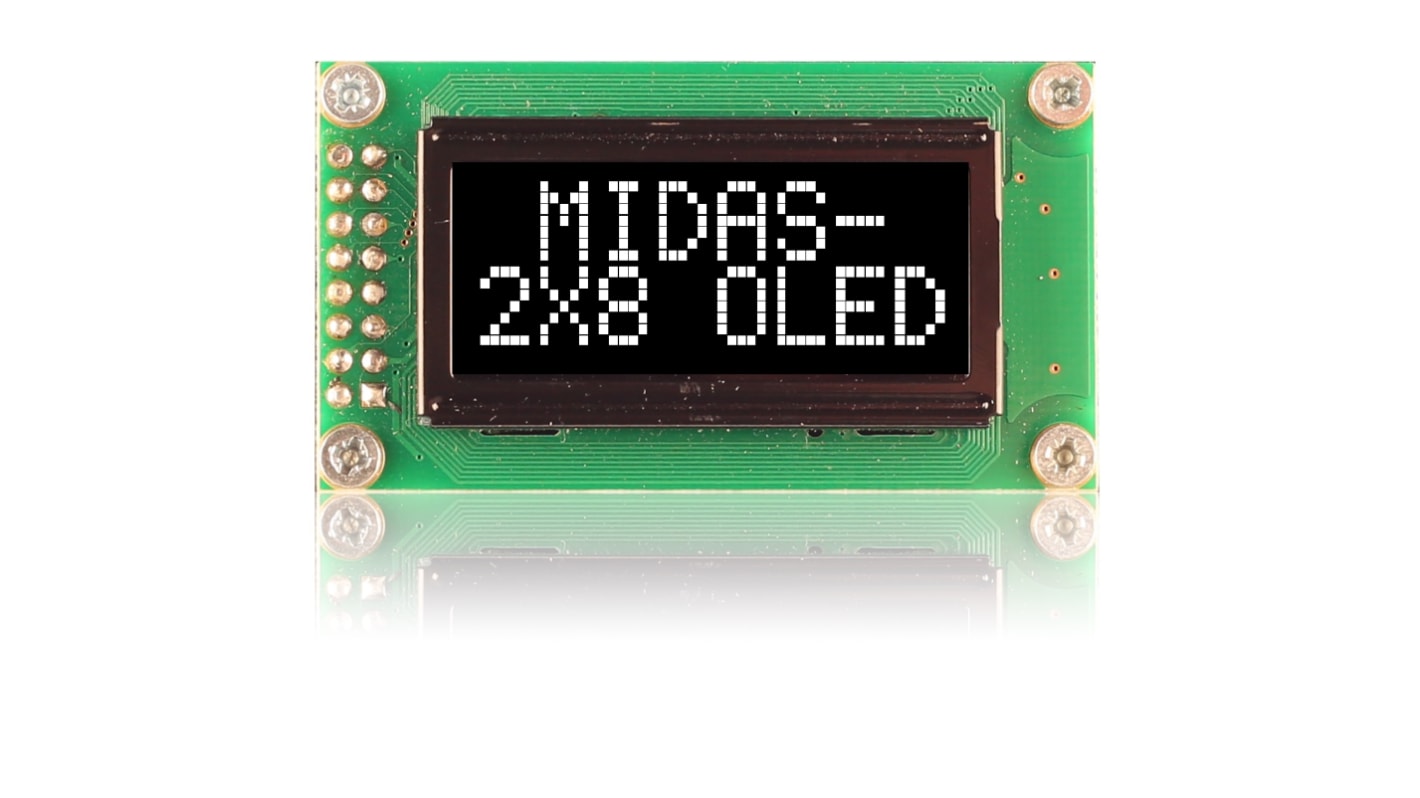 MCOB20805AV-EWP | Midas 3.67in White Passive matrix OLED Display COB ...
