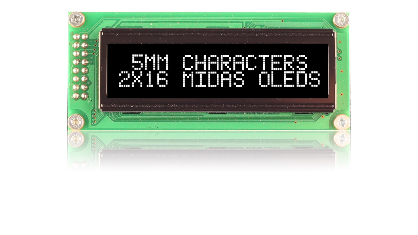 MCOB21605B1V-EWP | Midas White OLED Display COB Parallel Interface | RS