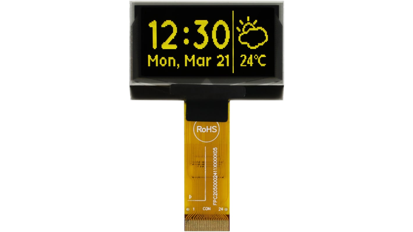 Mcot128064b1v Ym Afficheur Oled Midas 1 54pouce Matrice Passive
