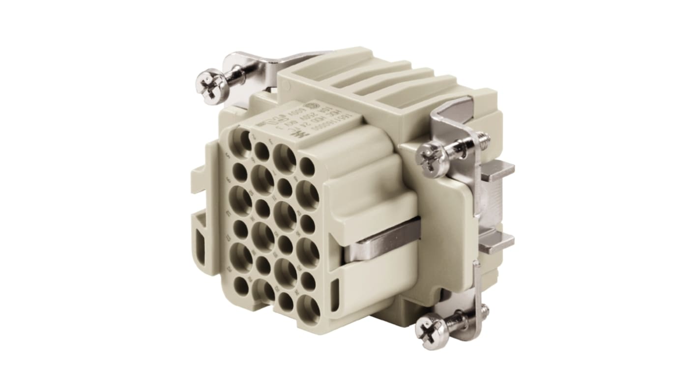 1651160000 | Weidmuller Contact Insert, 10A, Female, HDD Series, 24 ...