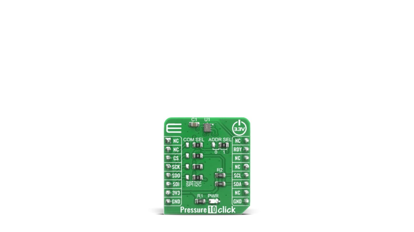 MIKROE-4142 | MikroElektronika Pressure 10 Click Barometric Pressure Sensor mikroBus Click Board ...