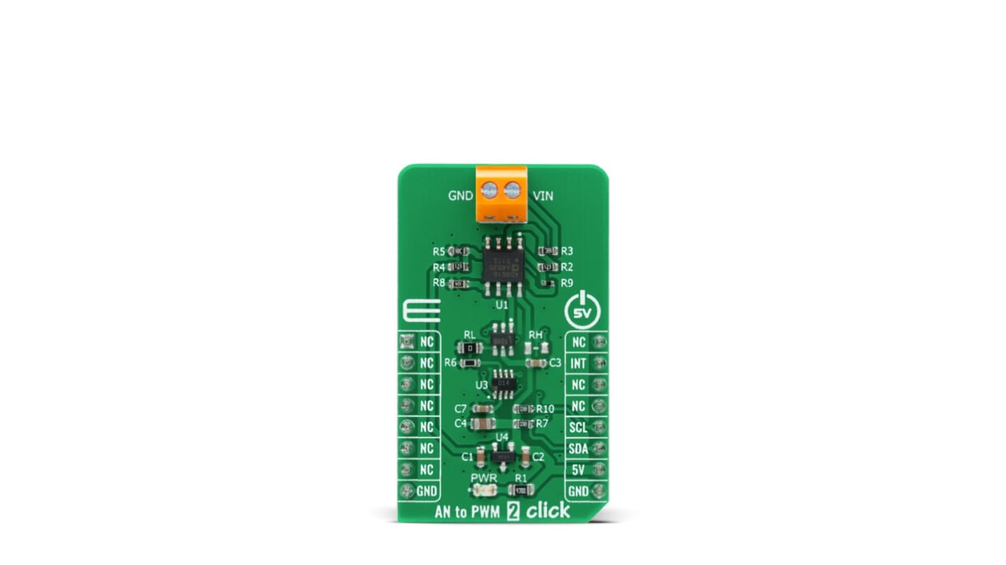 MikroElektronika MIKROE-4221 AN to PWM 2 Click mikroBus Click Board Signal Conversion ...
