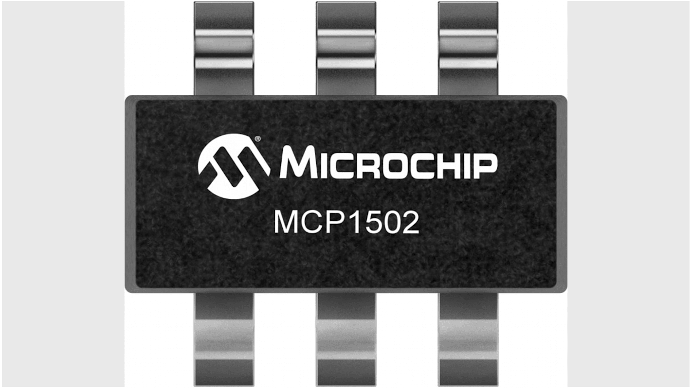 Microchip 精密電圧リファレンスIC, 出力：2.7V 表面実装 高精度, MCP1502T-25E/CHY | RS