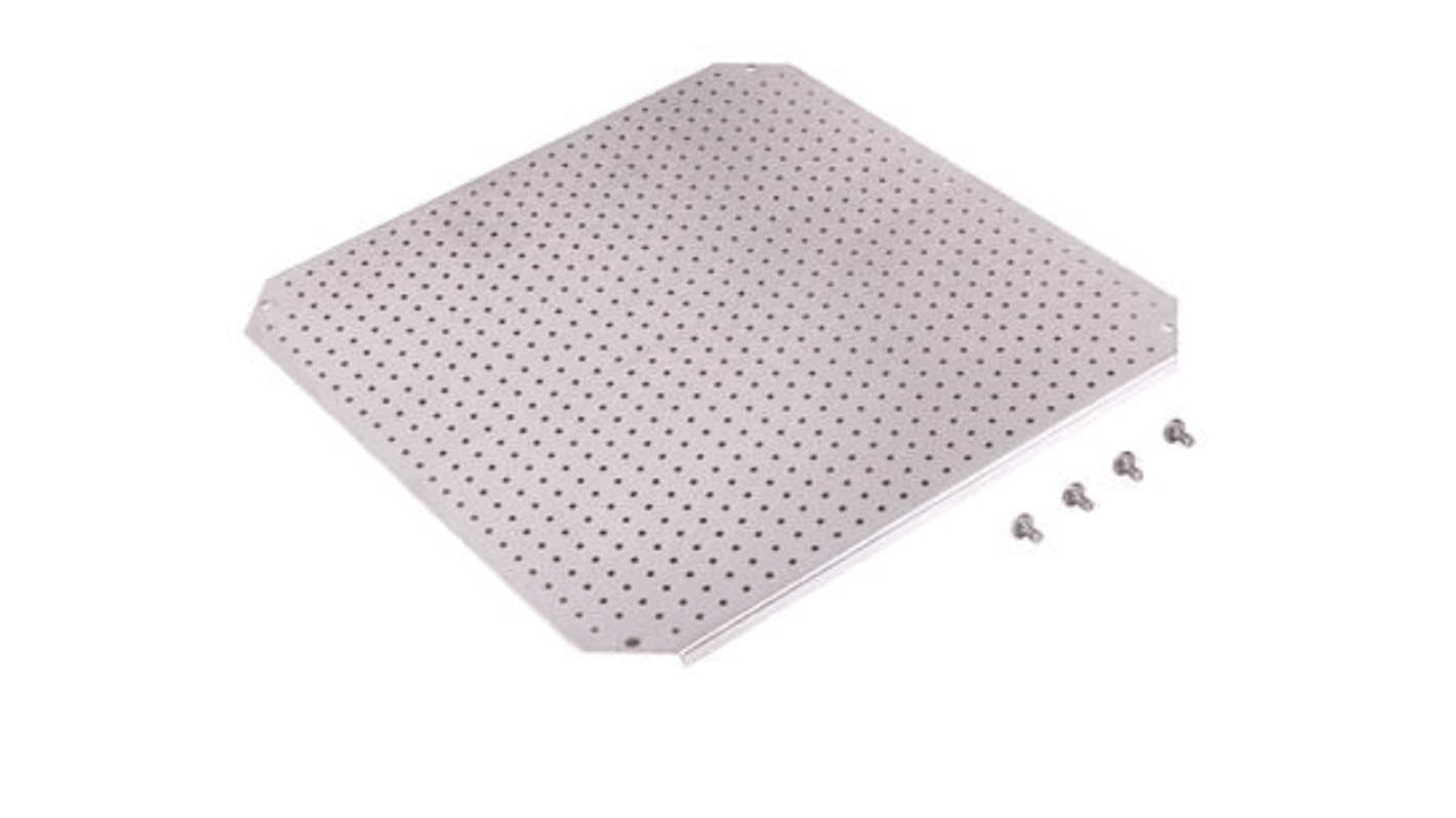 MPMP ARCA 3030 | Fibox Galvanised Steel Perforated Mounting Plate ...