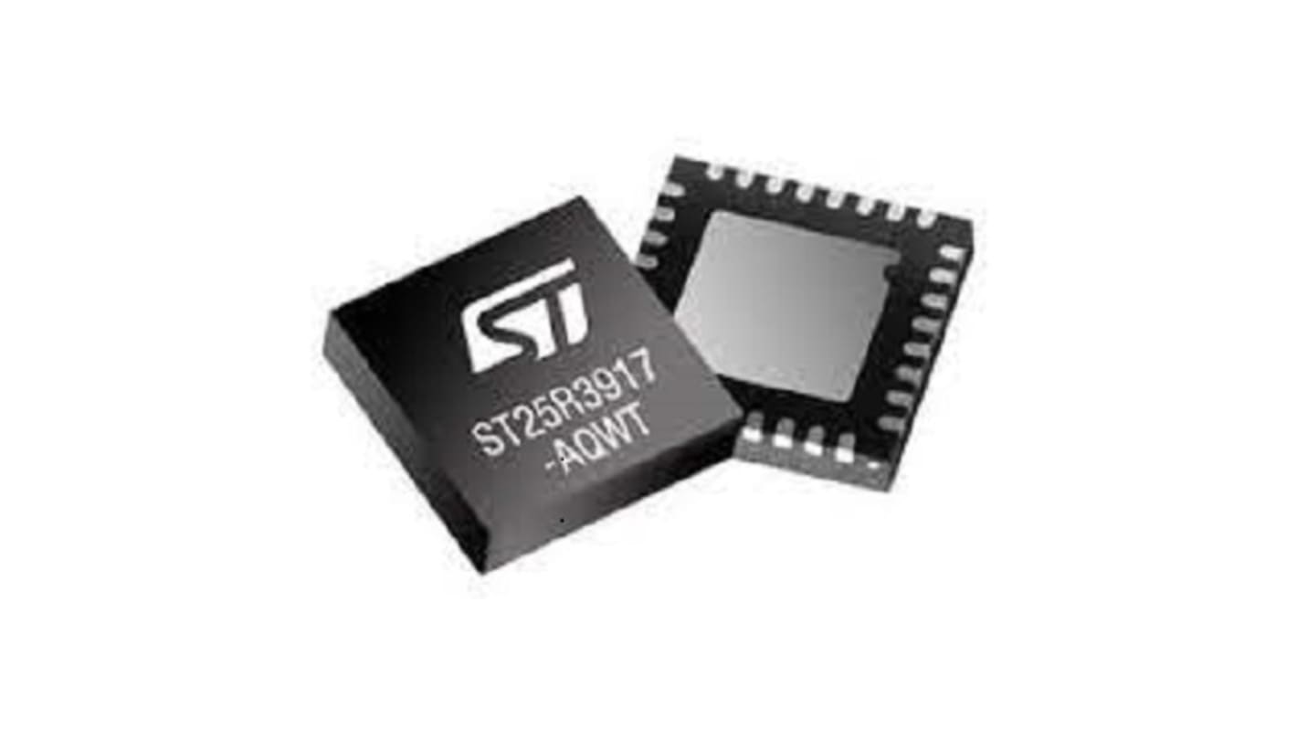 STMicroelectronics ST25R3917B-AQWT RFID and NFC Transceiver, 64-Pin TSSOP | RS