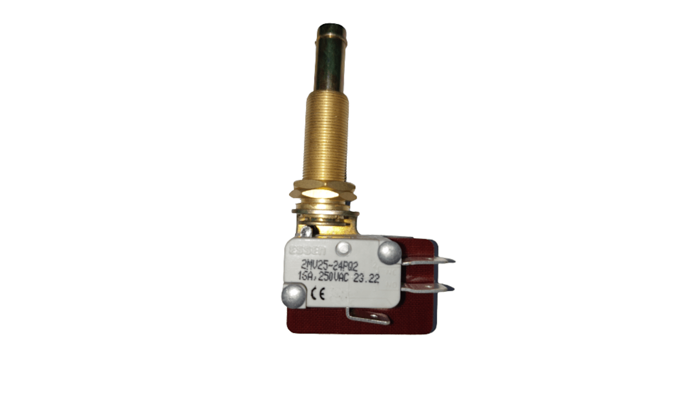 RS PRO Spring Plunger Microswitch, Quick Connect Terminal, 16A @ 250V ...