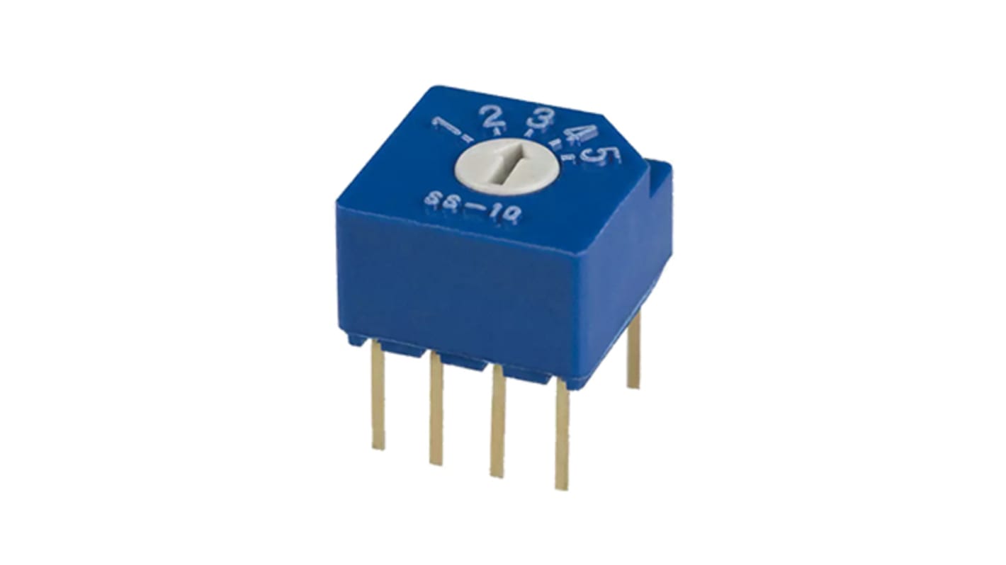 SS-10-15SPE | NIDEC COPAL ELECTRONICS GMBH SS-10, 6 Position Rotary ...