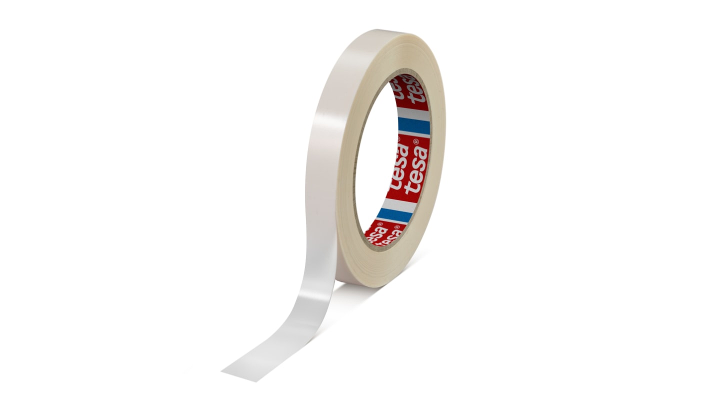 04224-00123-00 | Tesa 4224 White Strapping Tape, 66m x 15mm | RS