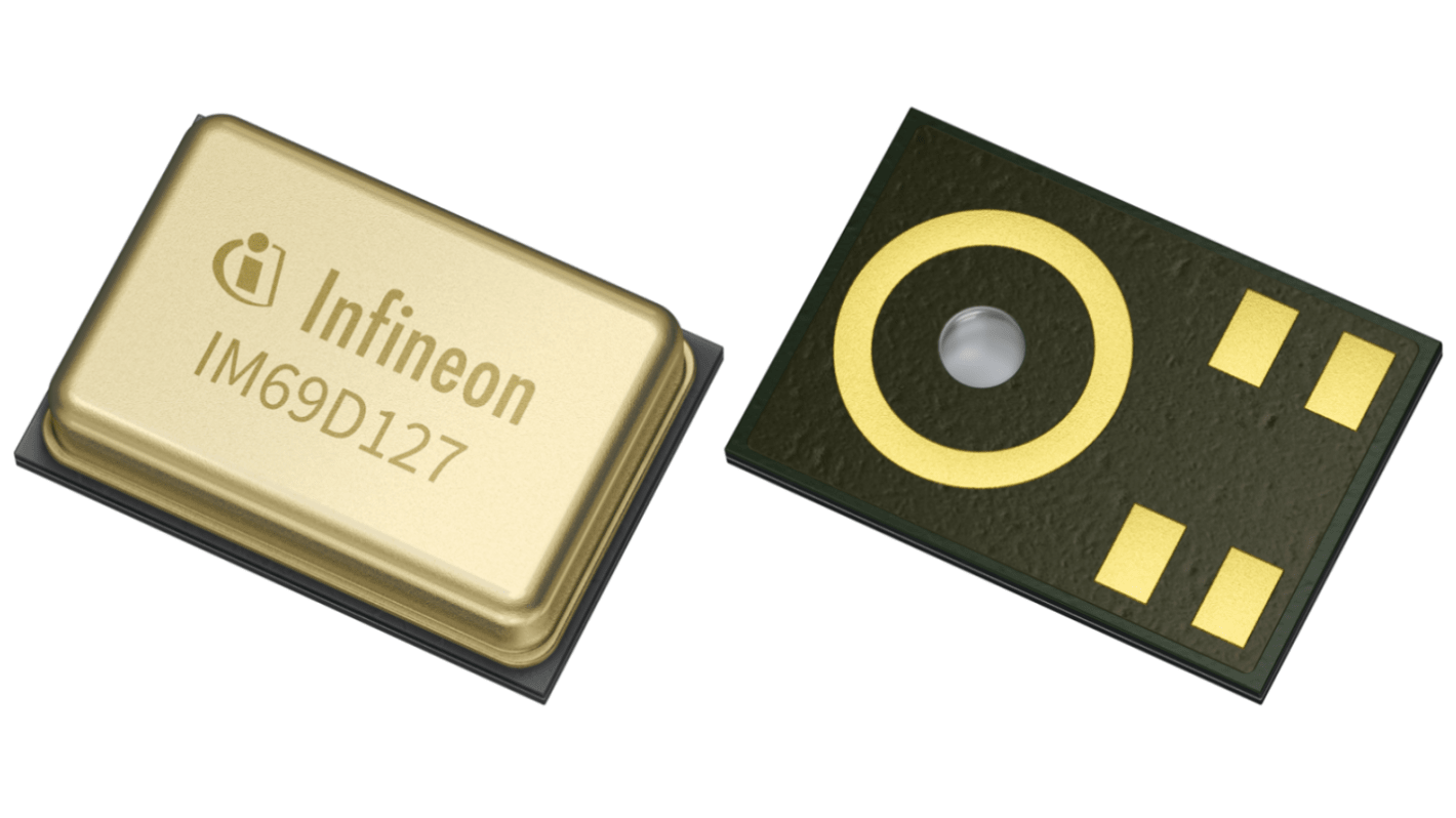 IM69D127V11XTMA1 | Infineon Microphone, Omni-Directional, Analogue ...