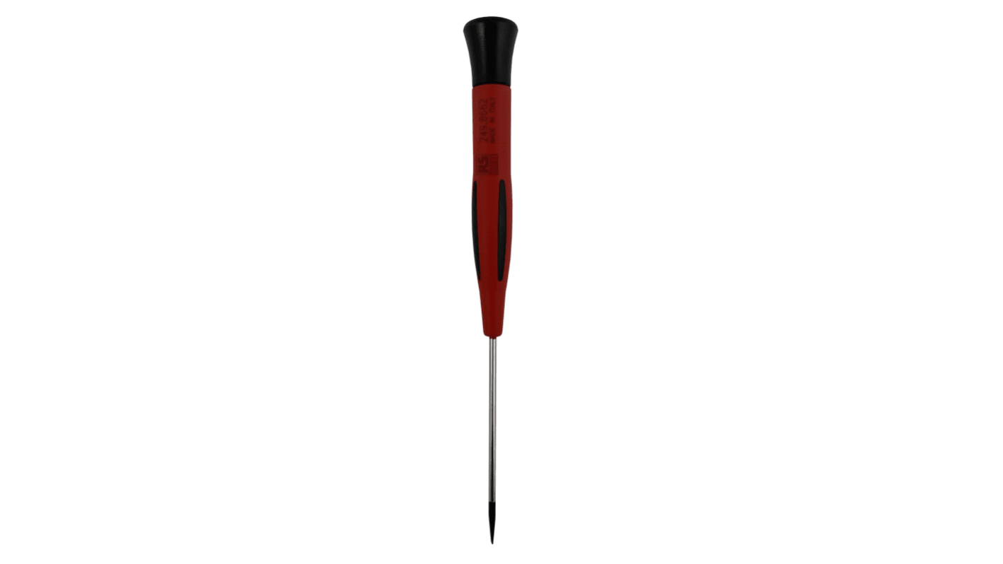 RS PRO Slotted Precision Screwdriver, 2.5 mm Tip, 175 mm Overall | RS