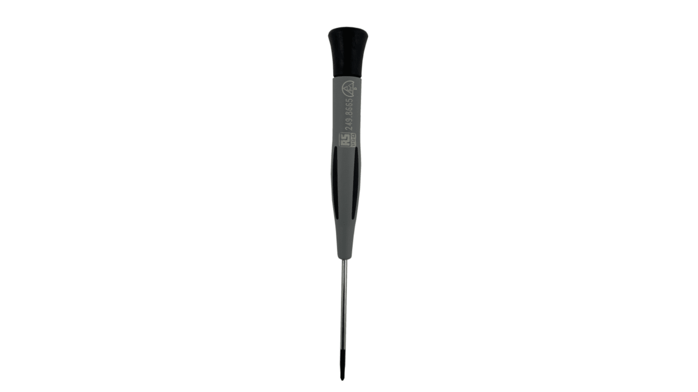 RS PRO Flat Precision Screwdriver 2.5 x 75 mm Tip | RS