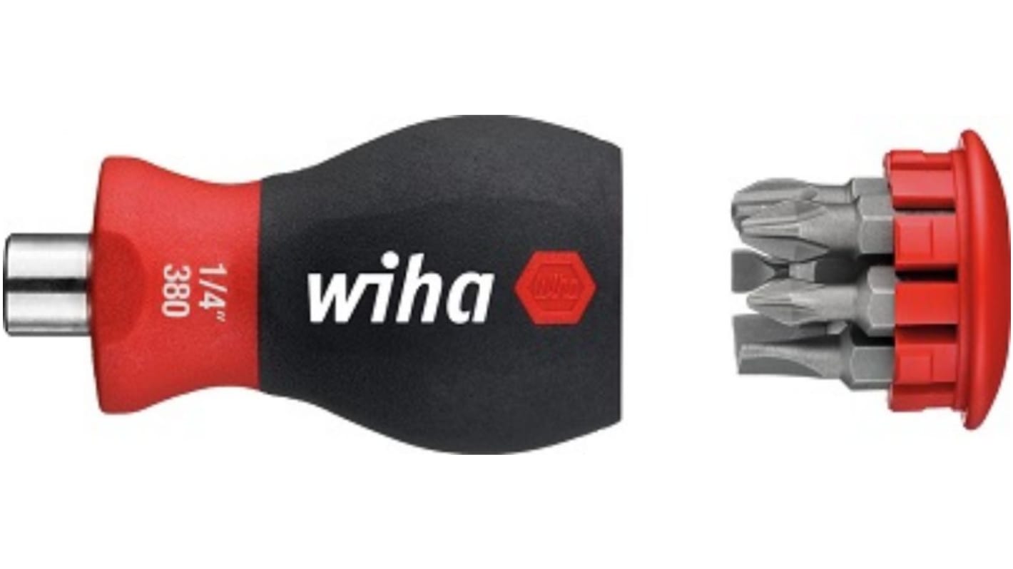33736 | Wiha Phillips; Slotted Interchangeable Stubby Screwdriver Set ...