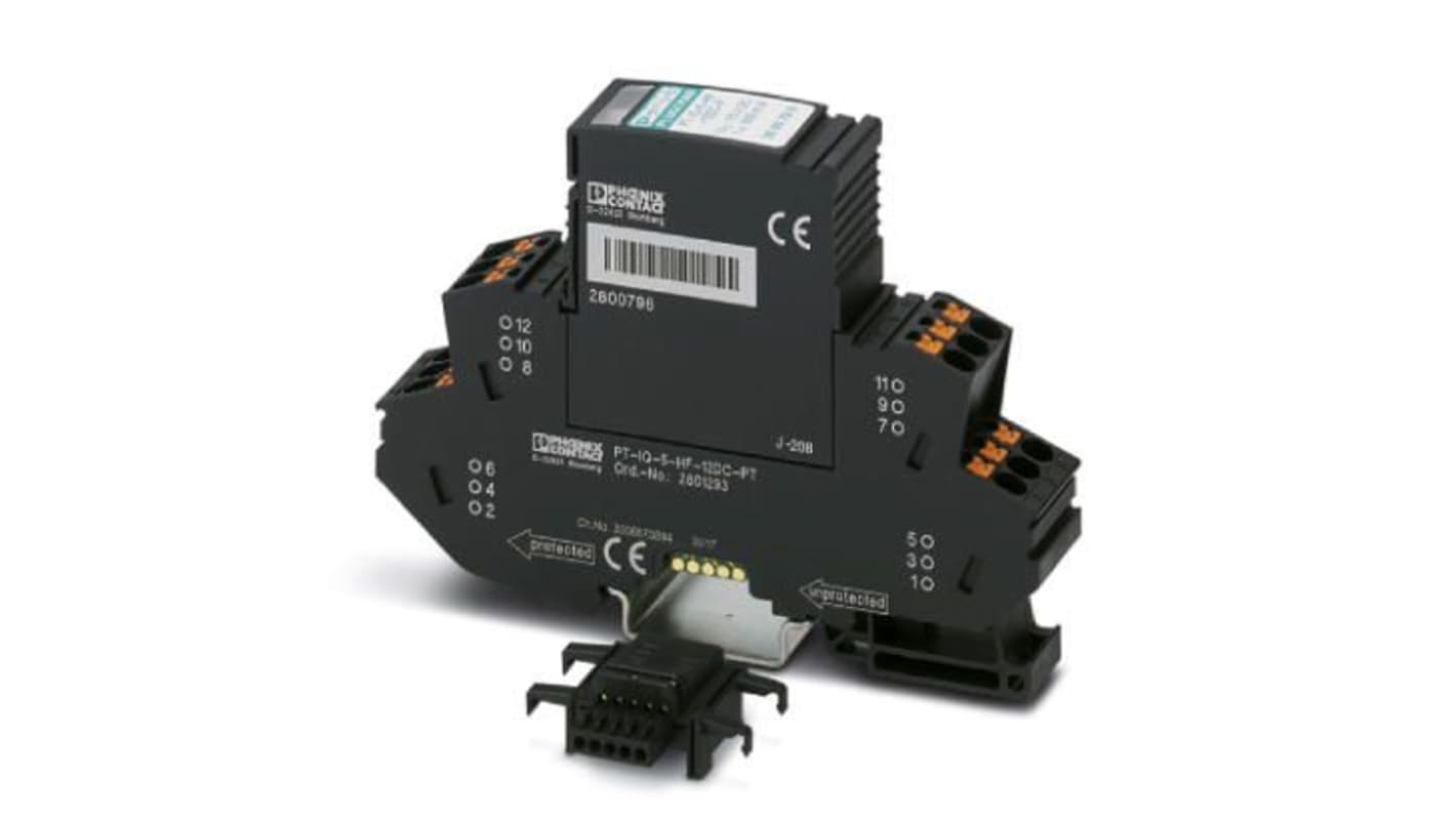 2801293 | Phoenix Contact, PT-IQ-5-HF Surge Protection Device 6 V dc ...