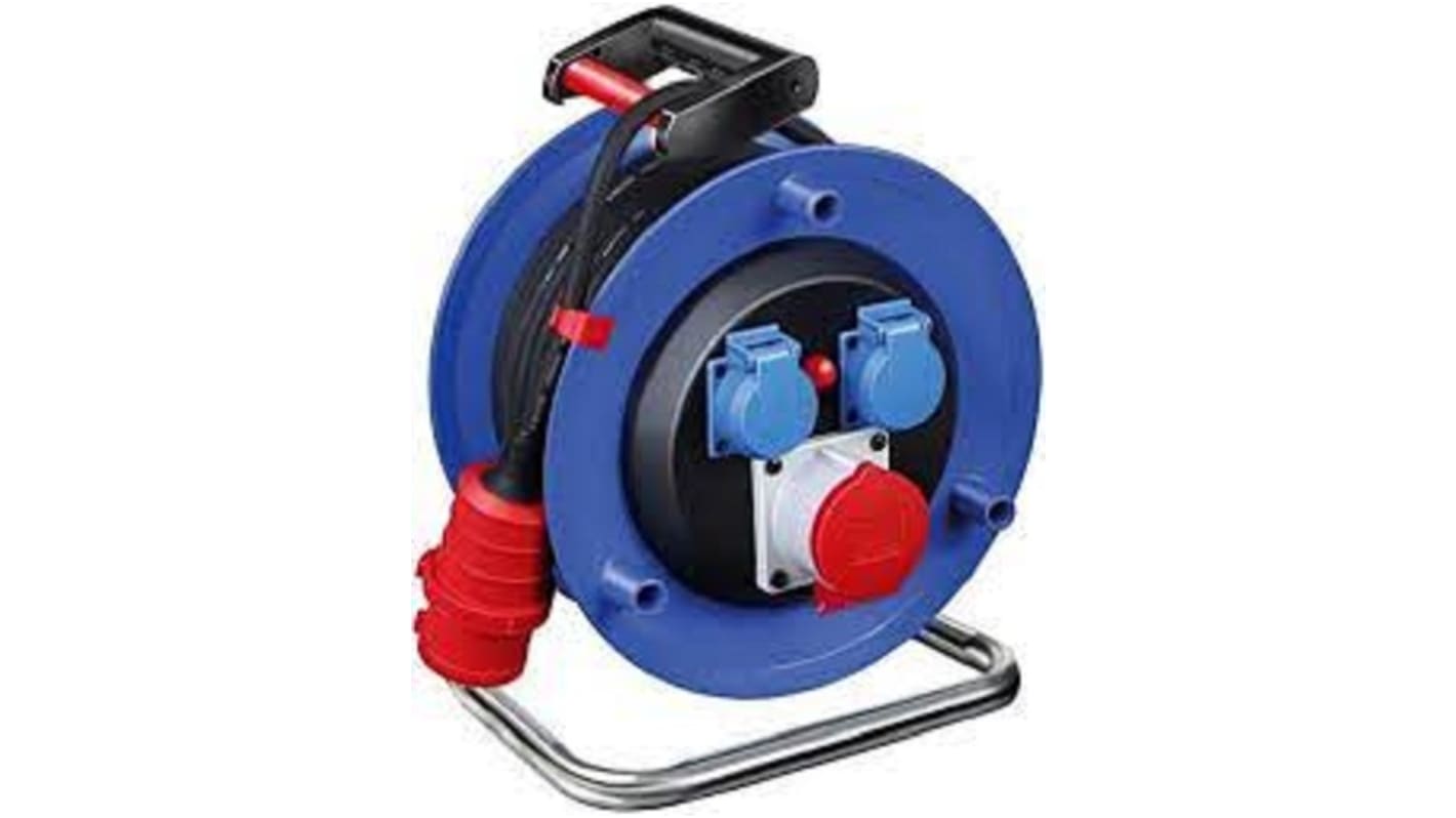 1182720 | brennenstuhl 30m 2 Socket CEE Cable Reel | RS