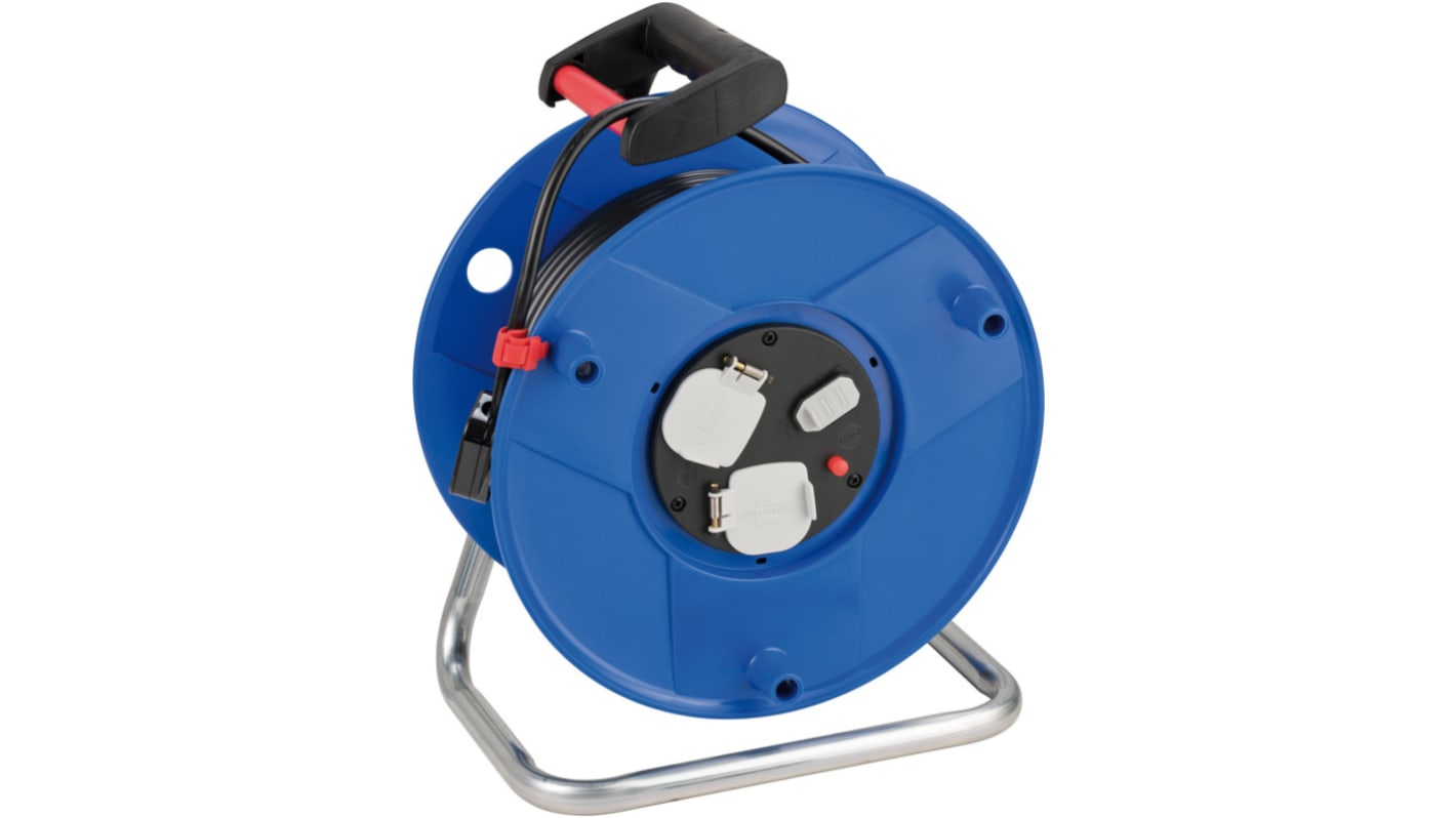 1208063600 | brennenstuhl 50m 4 Socket Type G - British, USB Cable Reel ...