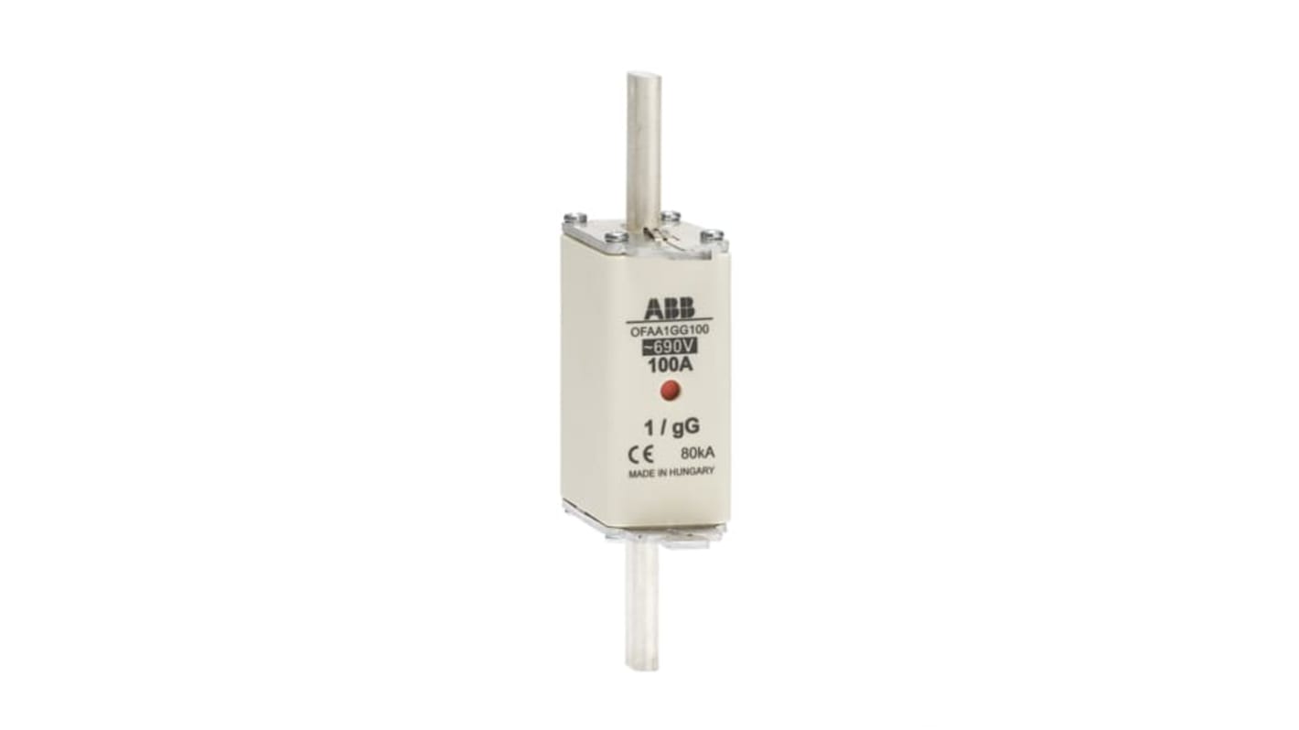 1SCA022700R9870 | ABB 80A Tag Fuse, 135 x 30 x 65mm, 690V | RS