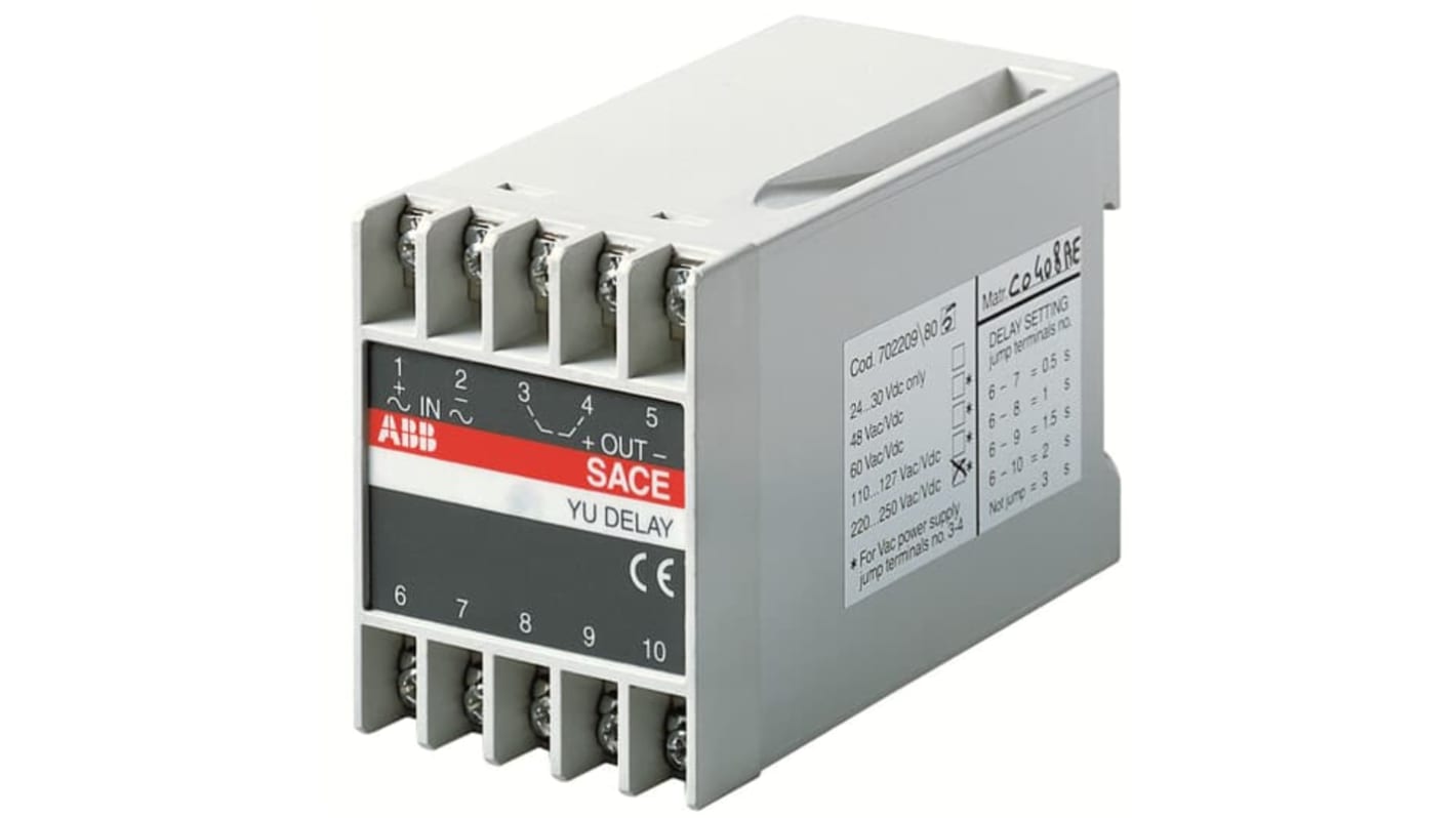 1SDA038316R1 | ABB Electronic Time Delay for use with E1, E1.2, E2, E2 ...