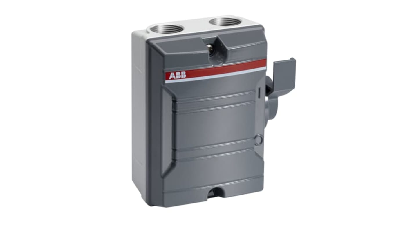 2CMA142411R1000 | ABB 2P Pole Screw Mount Switch Disconnector - 25A Maximum Current, 3.7kW Power ...