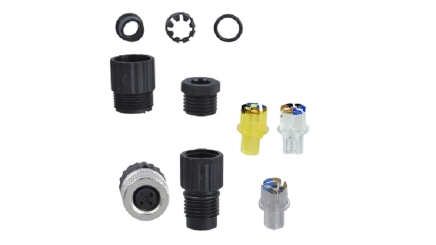 XZCC8FDM30V | Telemecanique Sensors Metal, Plastic Cable Gland, M8 ...