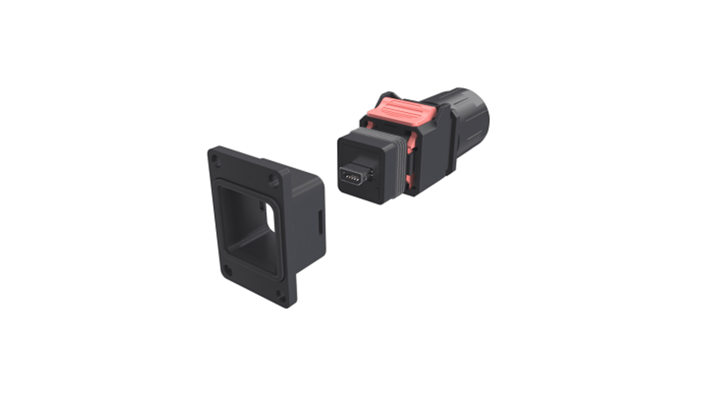 NDHN6E2 | Amphenol ICC, NDH series Free Hanging (In Line) Mini I/O ...