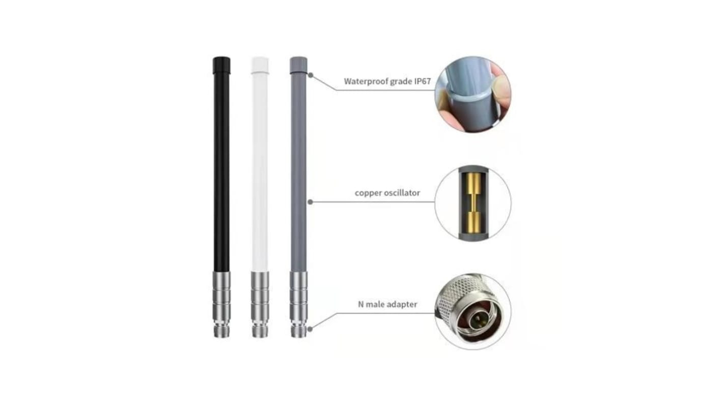 Okdo ZCW-AB0006- 360 Round WiFi Antenna with N Type Connector | RS