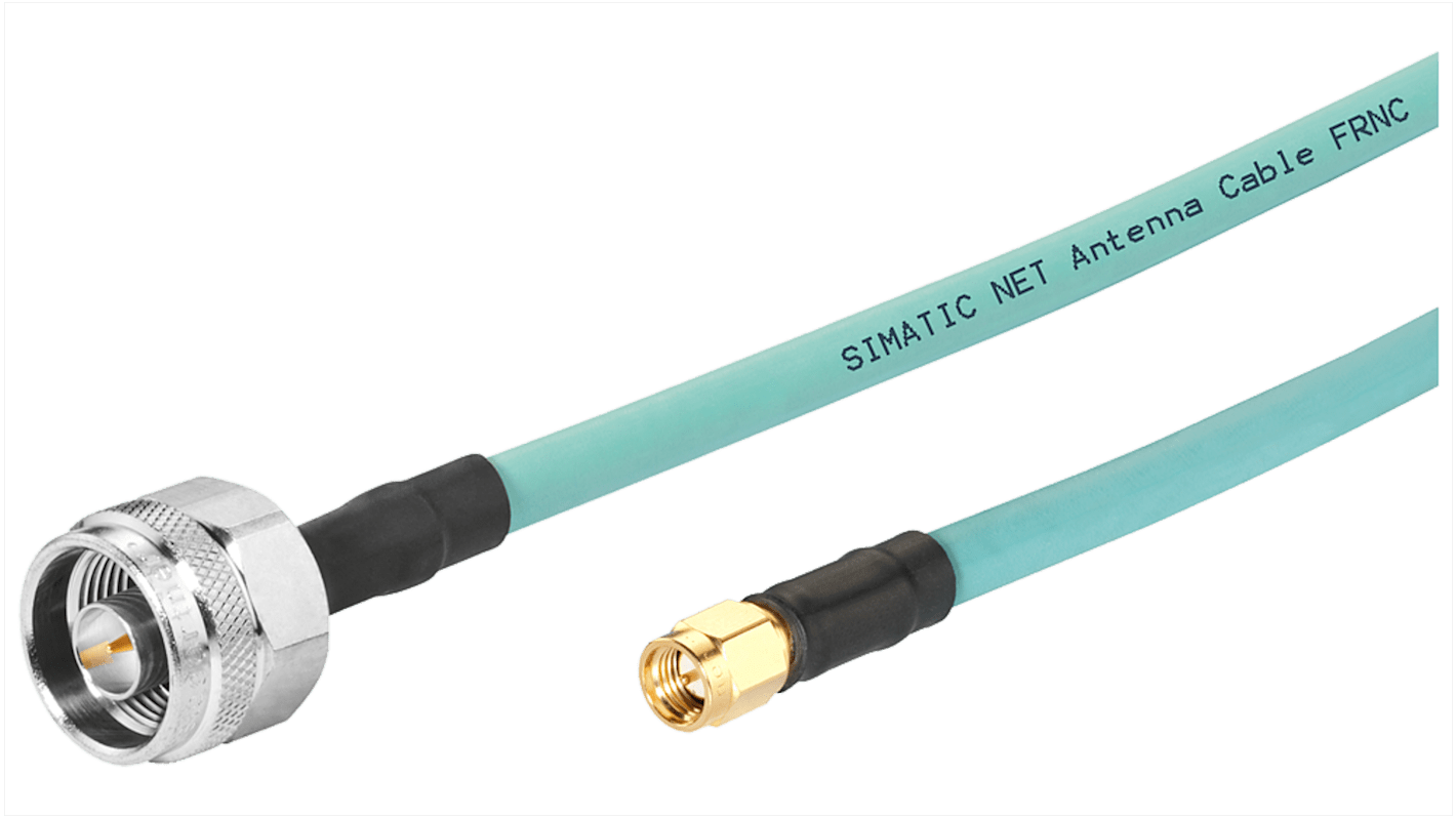 6XV18755LH50 | Siemens Male N Type to SMA Coaxial Cable, IWLAN Coaxial ...