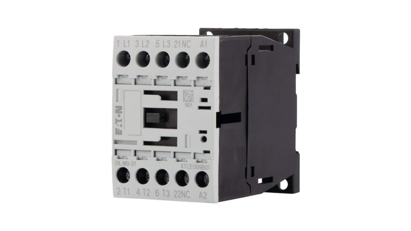 276743 DILM9-01(110VDC) | Eaton DILM Contactor, 220 V ac, 230 V dc Coil ...