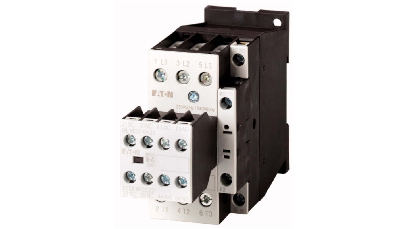 277356 DILM32-32(230V50HZ,240V60HZ) | Eaton DILM Contactor, 230 V Coil ...