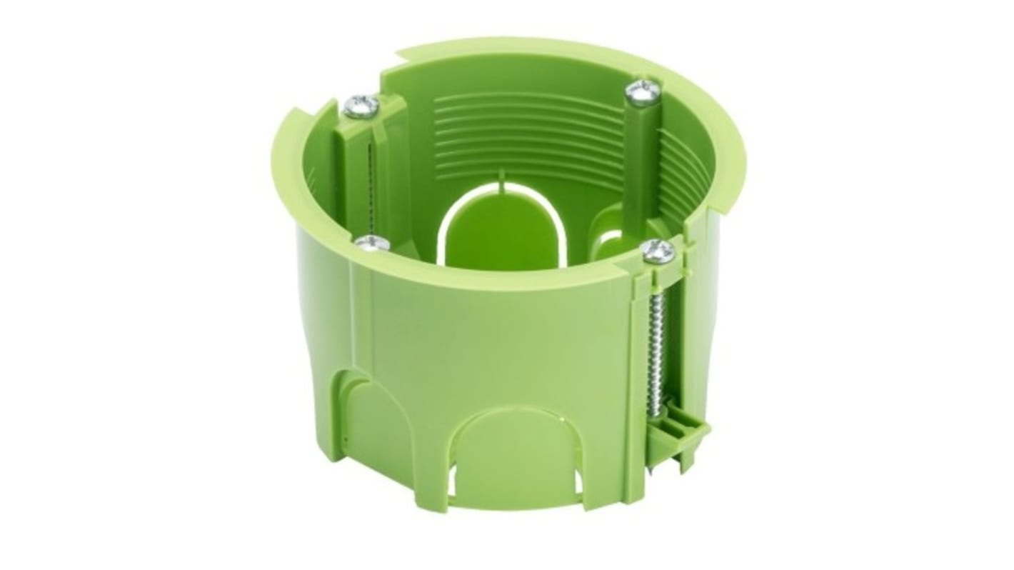 Scatola posteriore Gewiss GW24234PMDY, 3 moduli, Tecnopolimero, Verde ...