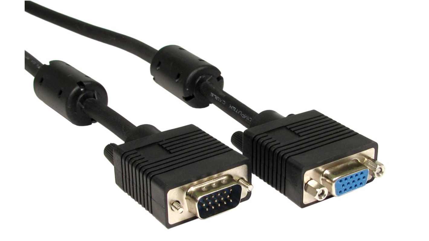 RS PRO Male VGA to Female VGA Cable, 2m | RS