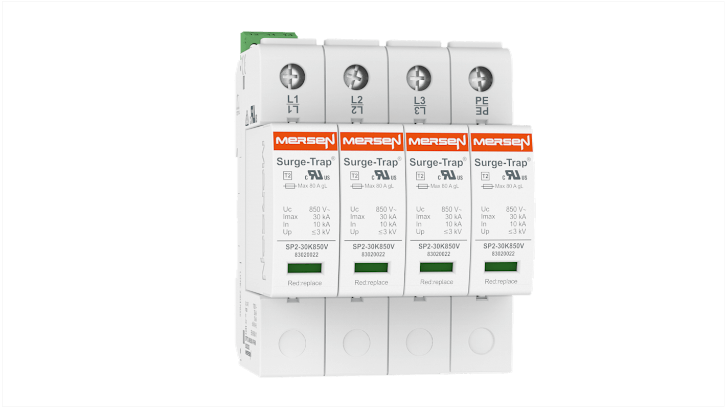 83120244 / STPT12-5K680V-3P-RM | Mersen, STPT2 Surge Protection Device ...