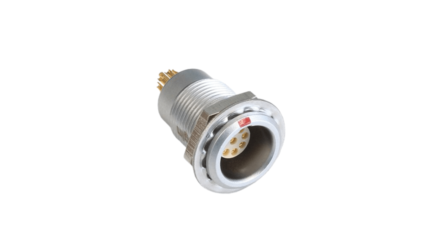 PPCEGG0B06CLL | Bulgin Circular Connector, 6 Contacts, Push-Pull ...