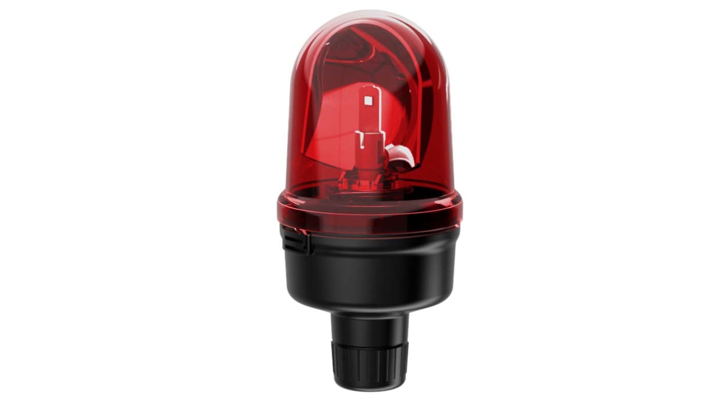 885.140.75 | Werma 885 Series Red Rotating Beacon, 24 V, Base Mount ...
