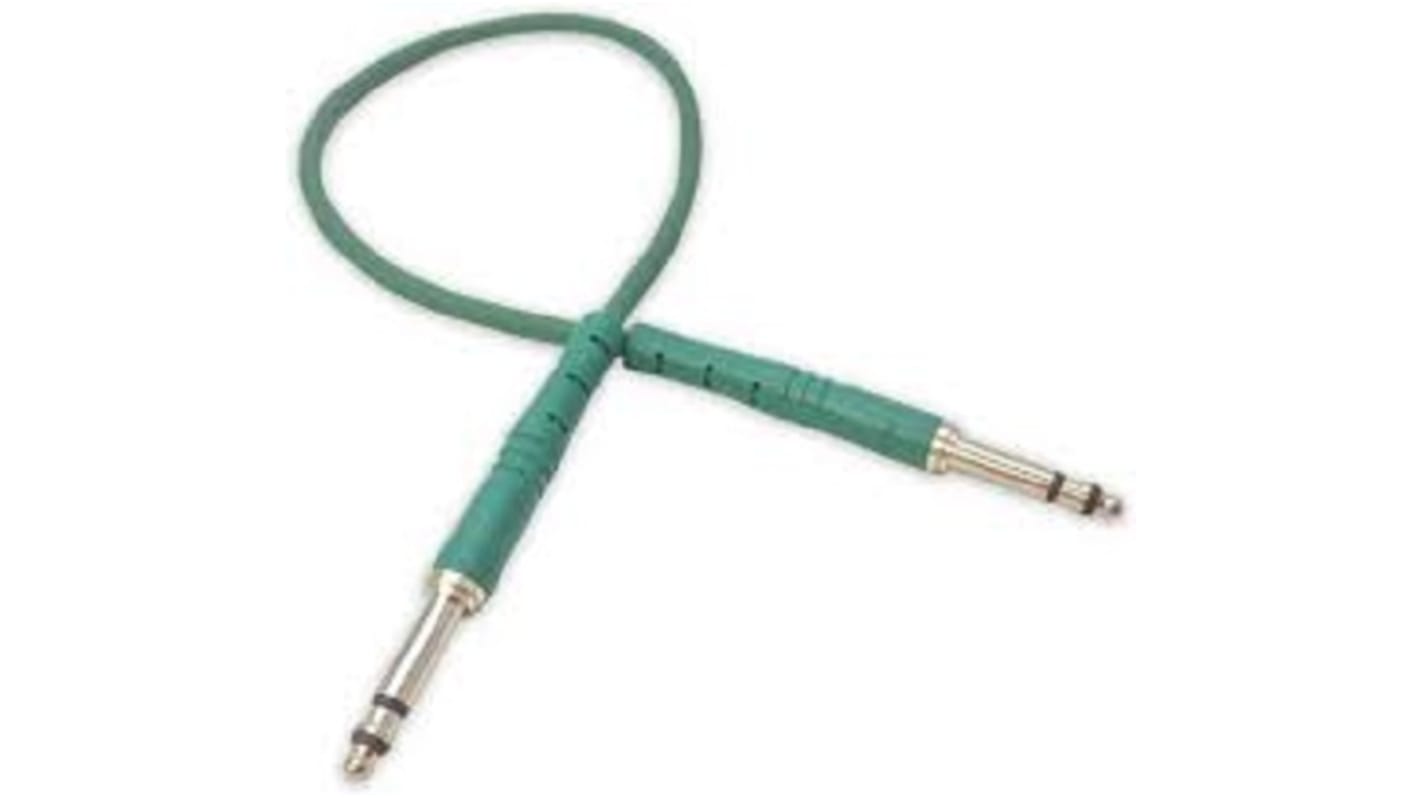 NRA-TT 2FT-GREEN | Re-An Products Bantam (TT) to Bantam (TT) Aux Cable ...