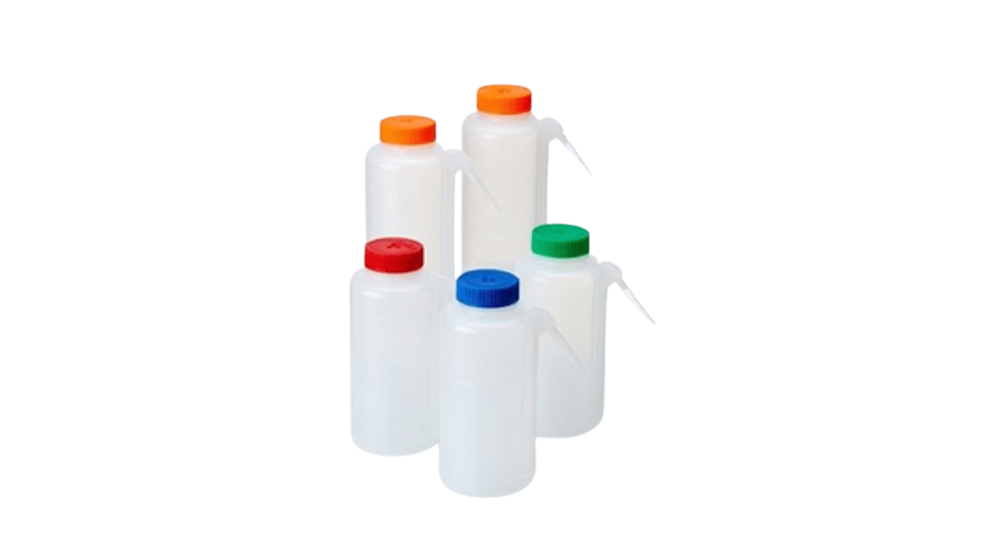 RS PRO 500ml LDPE Wide Neck Wash Bottle | RS