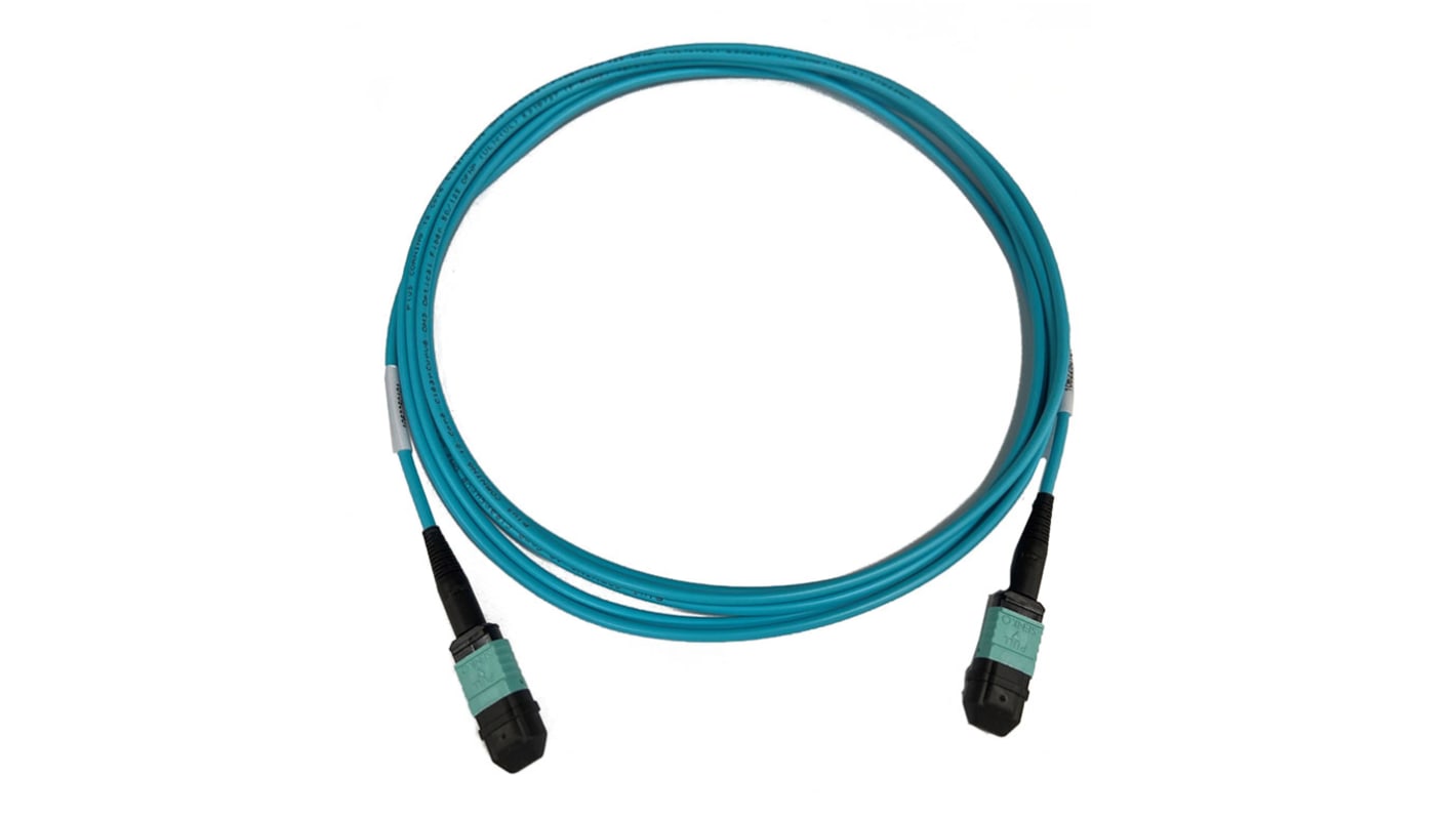 885366205 | Molex MPO to MPO Multi Mode Fibre Optic Cable, 50/125μm, 5m ...