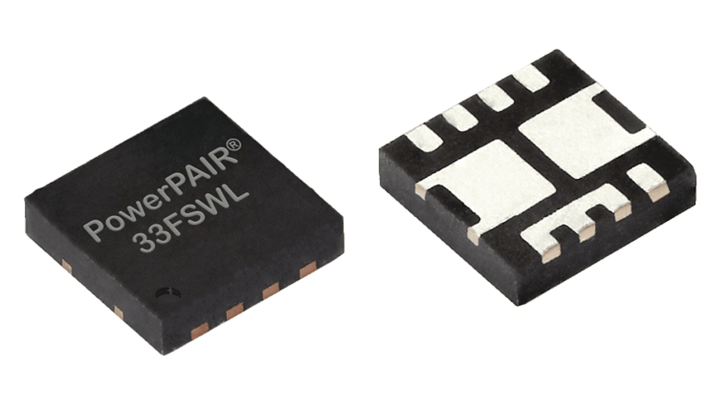 Dual N-Channel MOSFET, 125 A, 30 V, 12-Pin PowerPAIR 3 x 3FS Vishay SIZF5300DT-T1-GE3 | RS