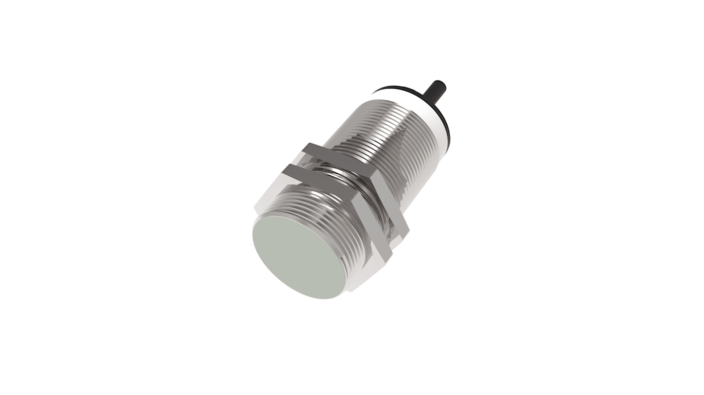 RS PRO Inductive Barrel-Style Proximity Sensor, M30 x 1.5, 10 mm Detection, NO Output, 20 to 250 ...
