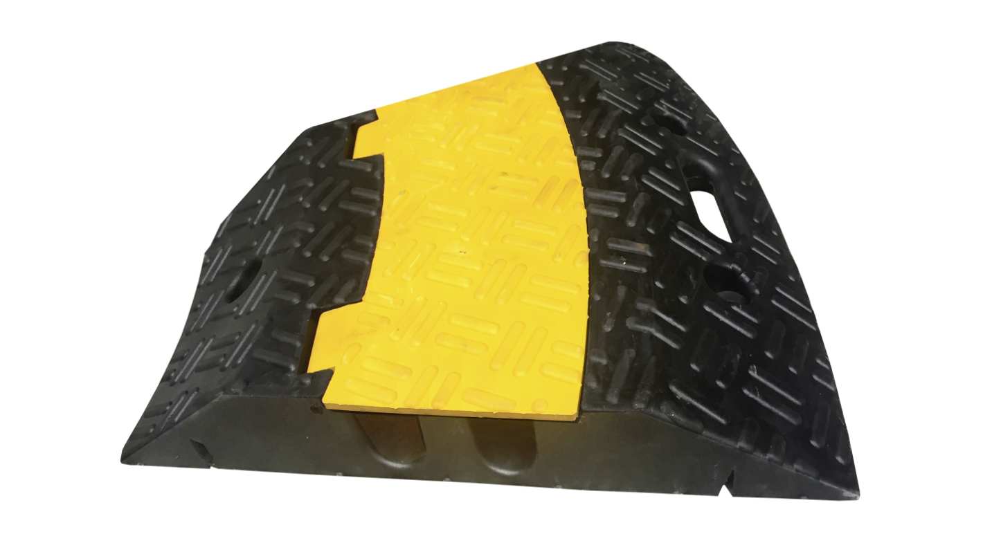 RS PRO Black/Yellow Cable Cover in Rubber, 35mm Inside dia. | RS