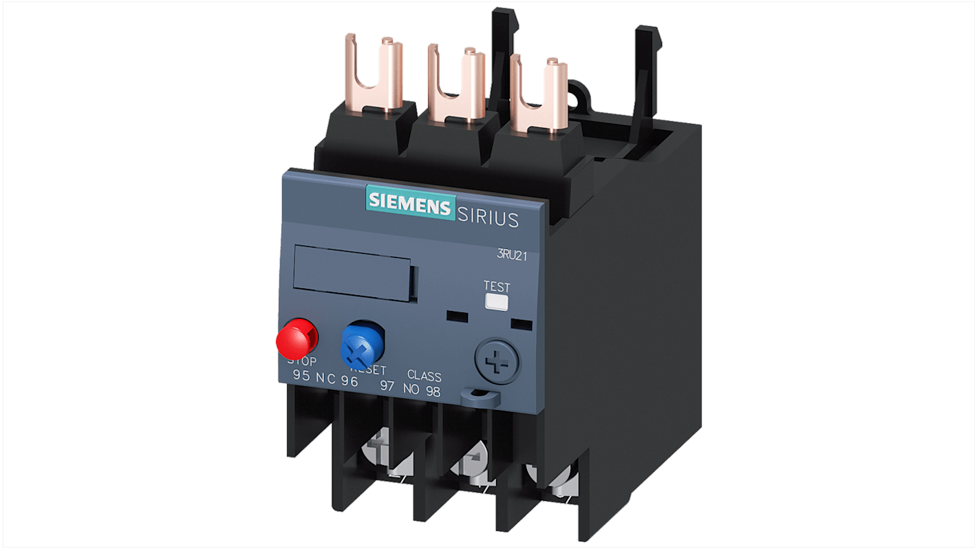 3RU21264PJ0 | Siemens Contactor Relay 1NC/1NO, 36 A F.L.C, 3 A Contact ...