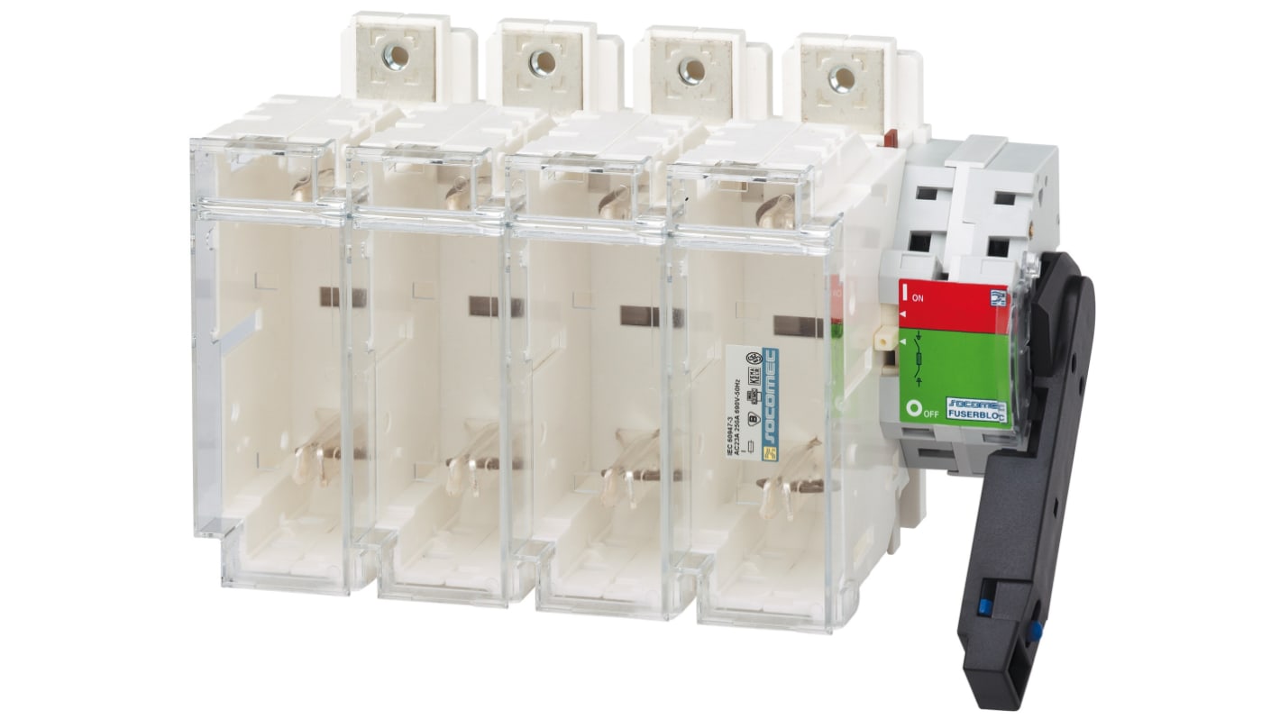 36156024 | Interruptor seccionador con fusible Socomec, 250A, 4 ...