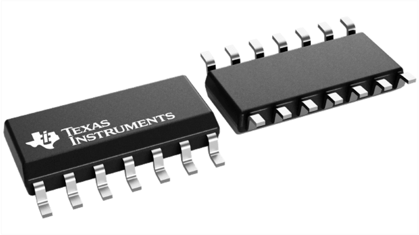 Texas Instruments SN74HC7001DT, Quad 2-Input AND Schmitt Trigger Logic ...