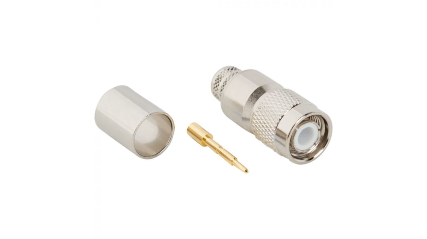 122393 | Amphenol RF Plug Cable Mount TNC Connector, Crimp Termination ...