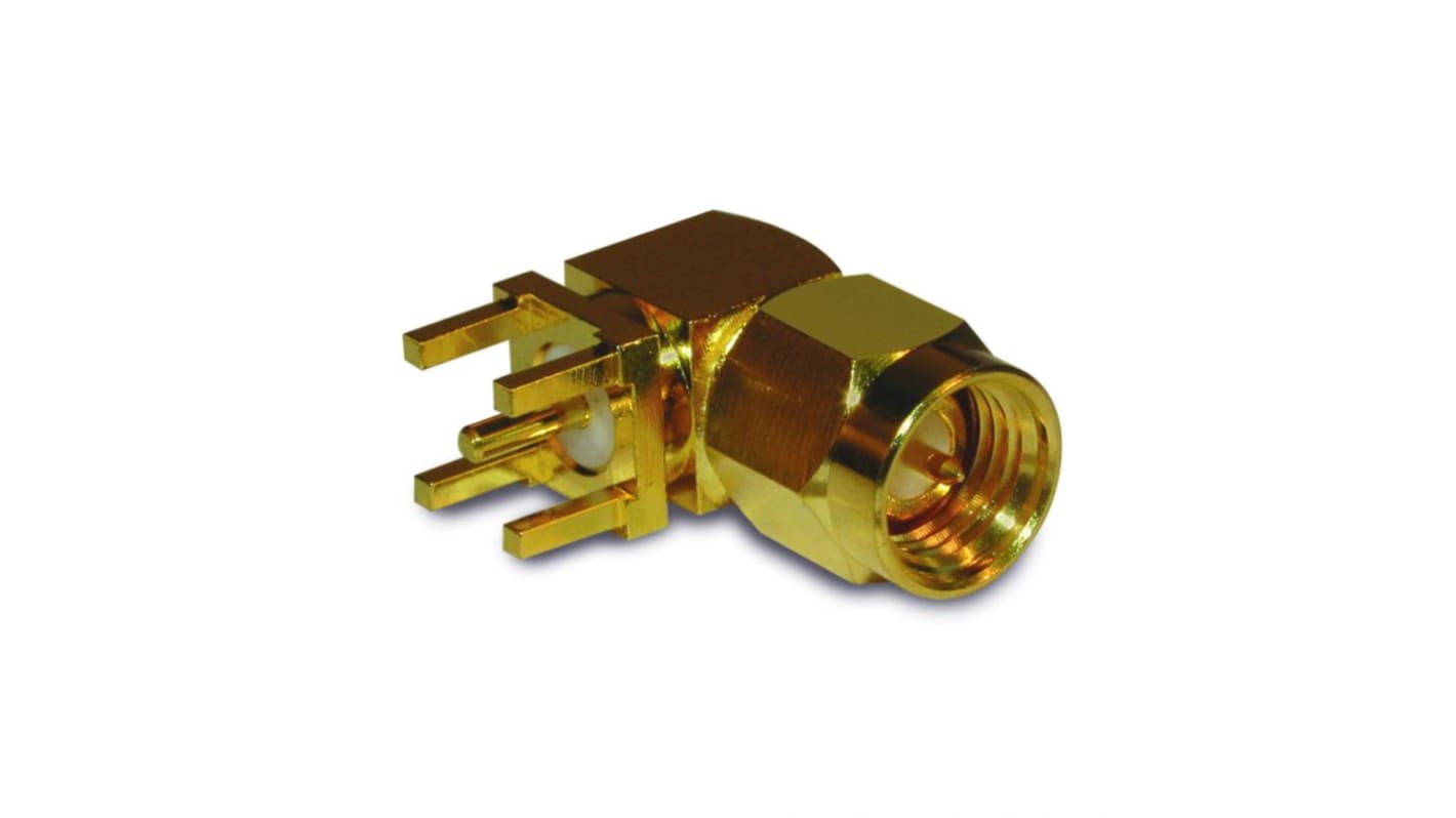 132135 | Amphenol RF Plug Through Hole SMA Connector, Solder ...