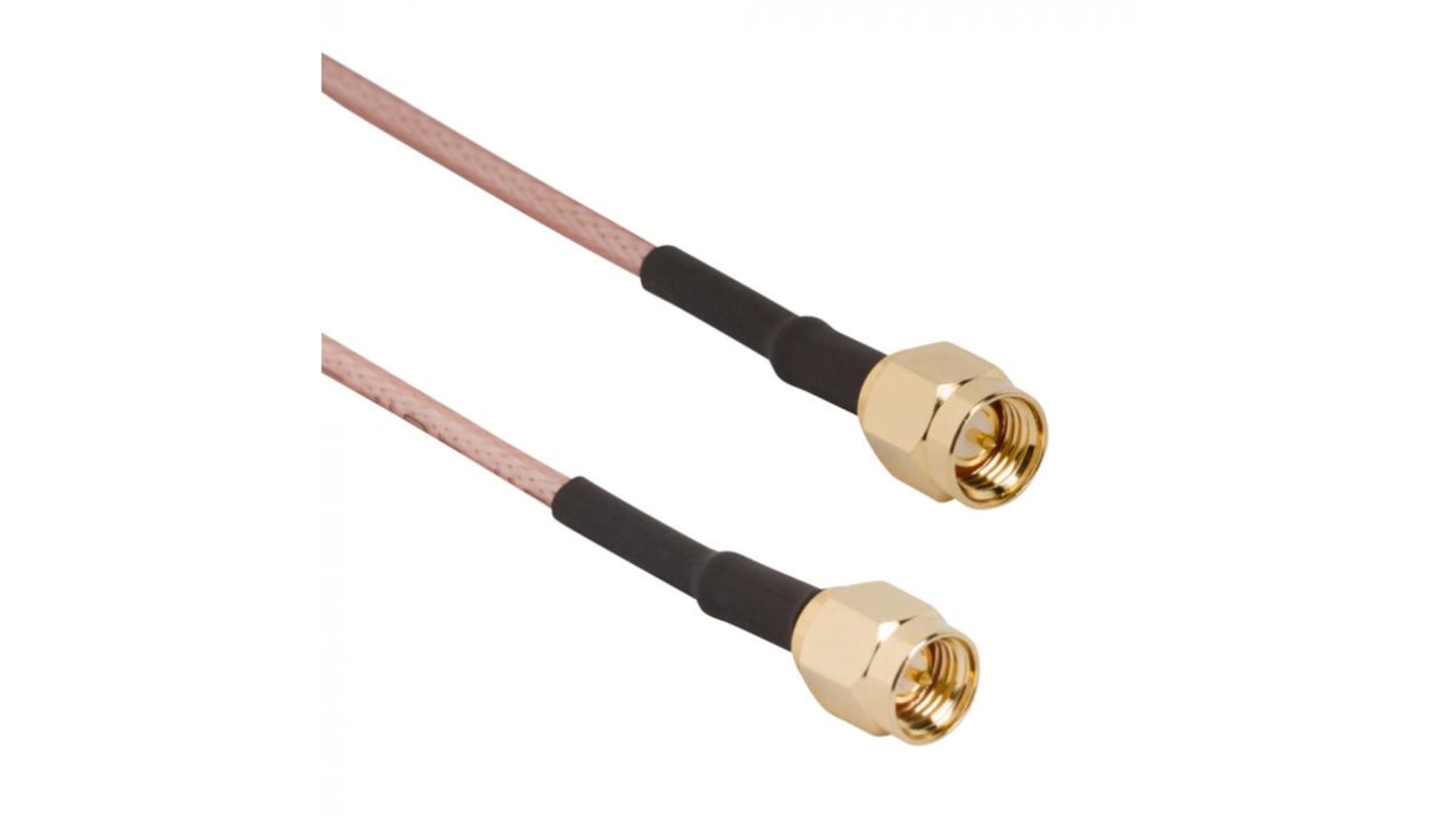 135101-01-M0.25 | Amphenol RF Male SMA to Male SMA Coaxial Cable, RG316 ...