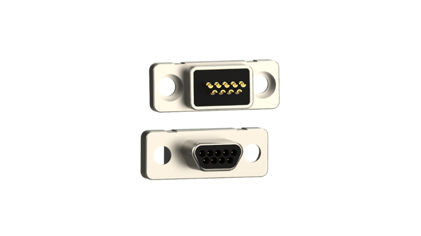 580-M15-103L001 | Norcomp 580 15 Way Vertical Panel Mount D-sub ...