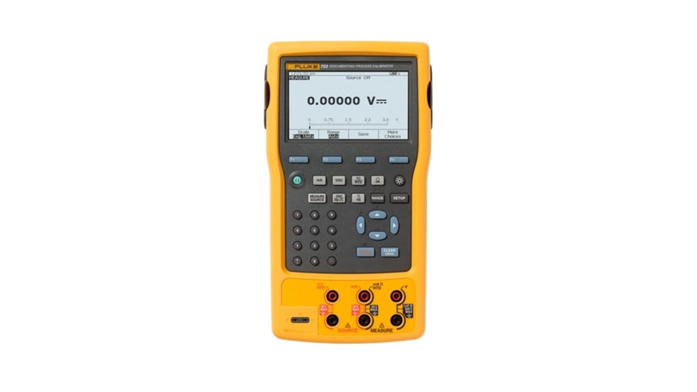 FLUKE 754 | Fluke Multi Function Calibrator, 110mA dc, 300V ac/dc, 136 ...