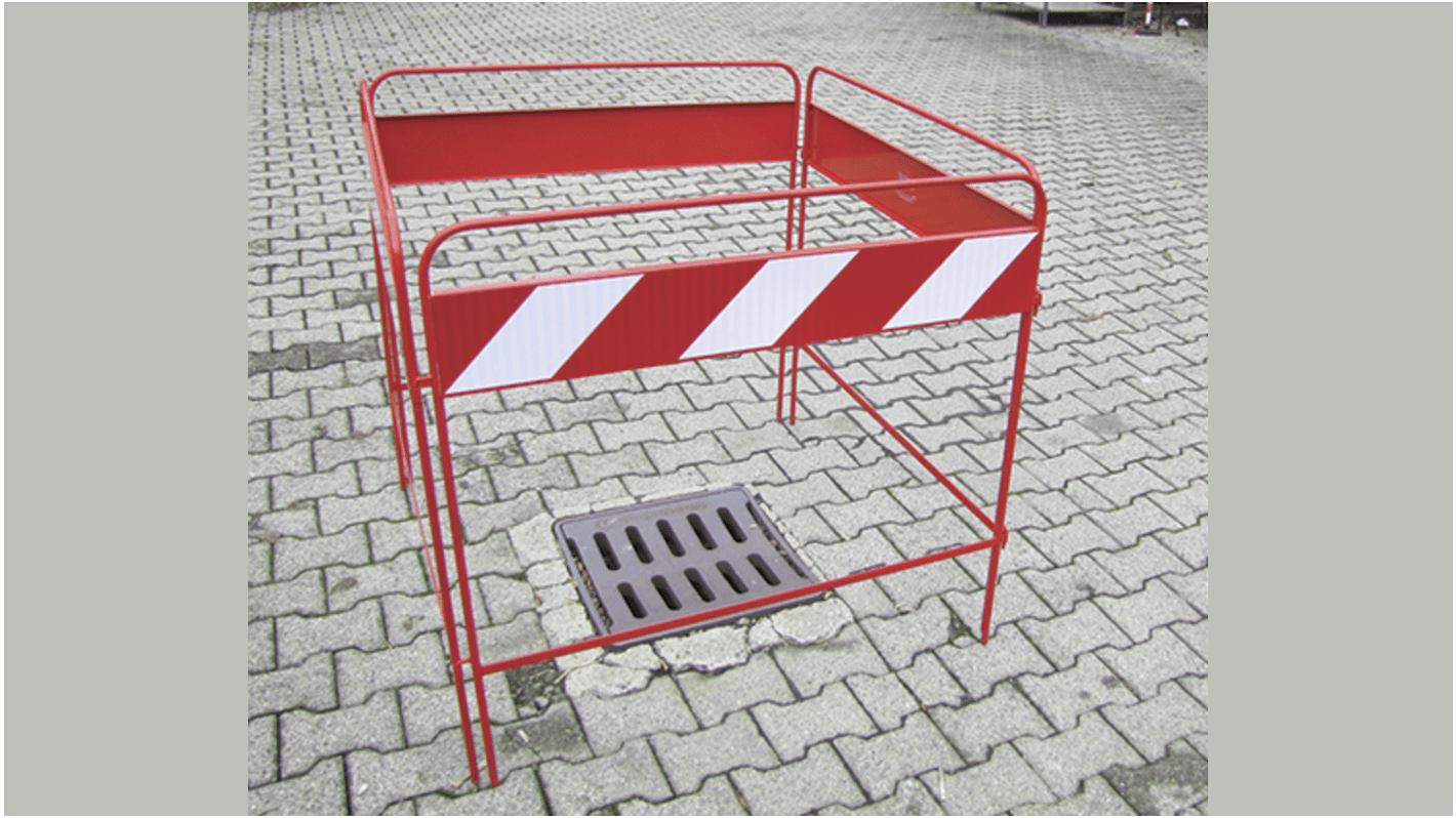 QDT150 | Barriera di sicurezza Cartelli Segnalatori in Metallo, col ...