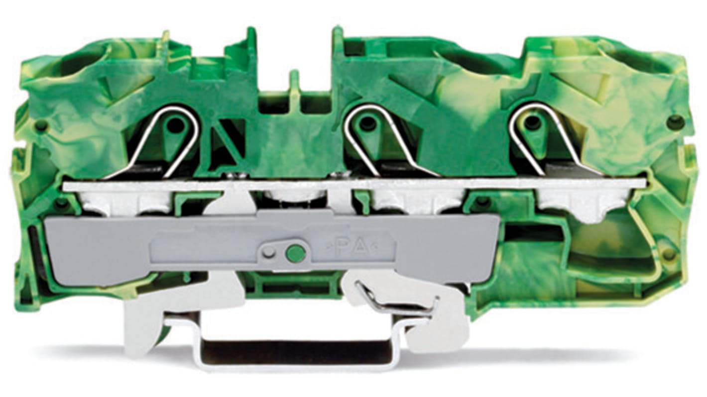 2010-1307 | Wago TOPJOB S, 2010 Series Green/Yellow Earth Terminal ...