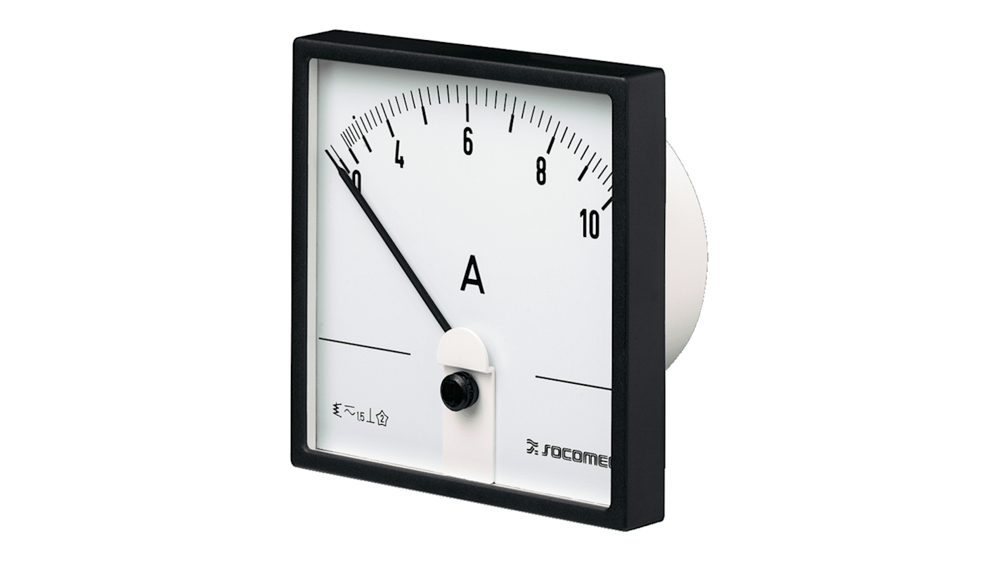 192C3321 | Socomec 192C Analogue Panel Ammeter 300A AC, 72mm x 72mm | RS